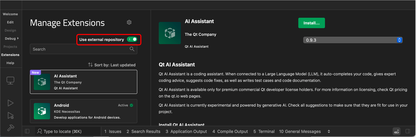 Qt AI Assistant